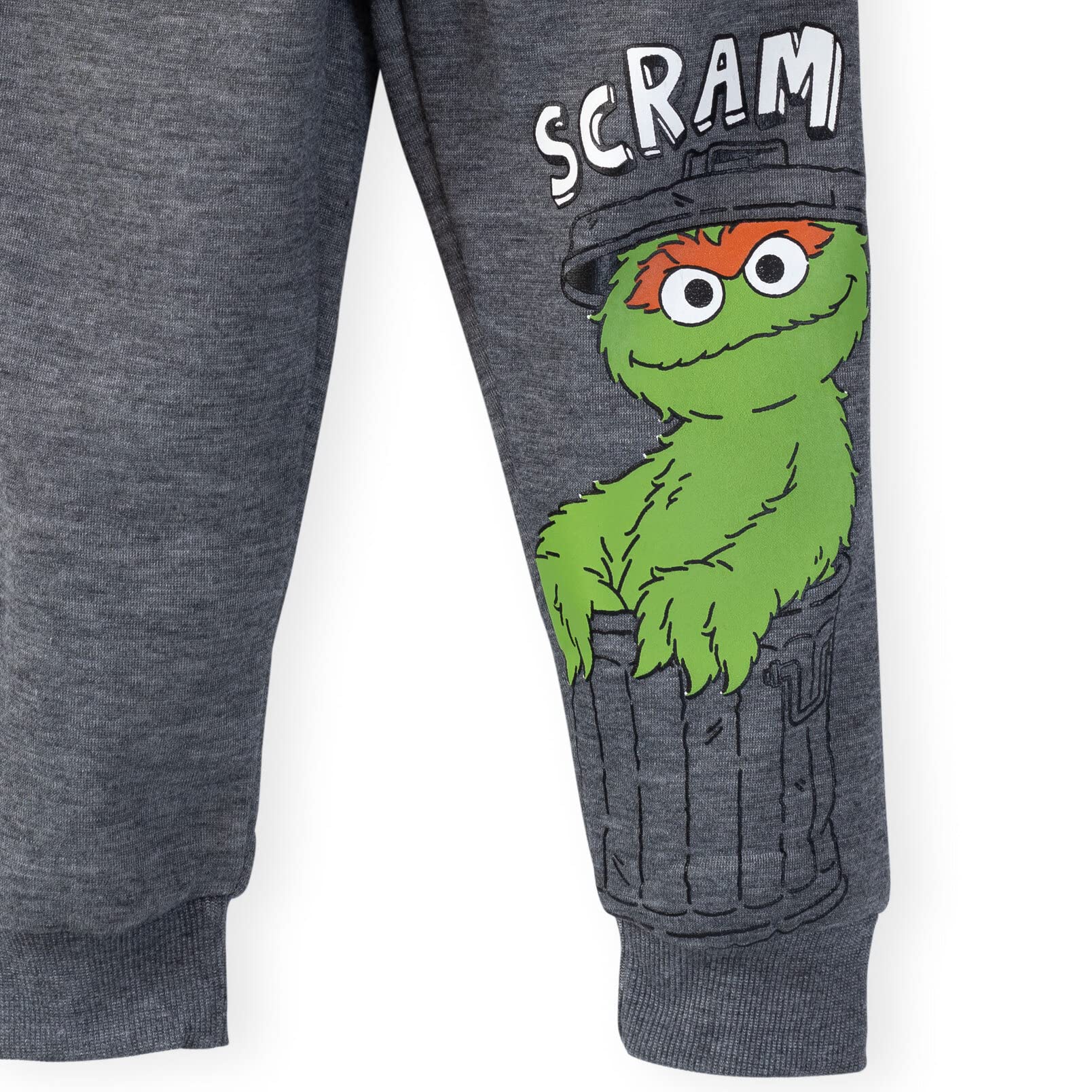 Sesame Street Elmo Cookie Monster Oscar The Grouch Infant Baby Boys Fleece 3 Pack Pants Blue/Gray/Red 12 Months