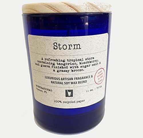 Scentsational Storm No. 6 - Scented Premium Natural Soy Glass Jar Candle, 11oz | Hand Poured in the U.S.A.