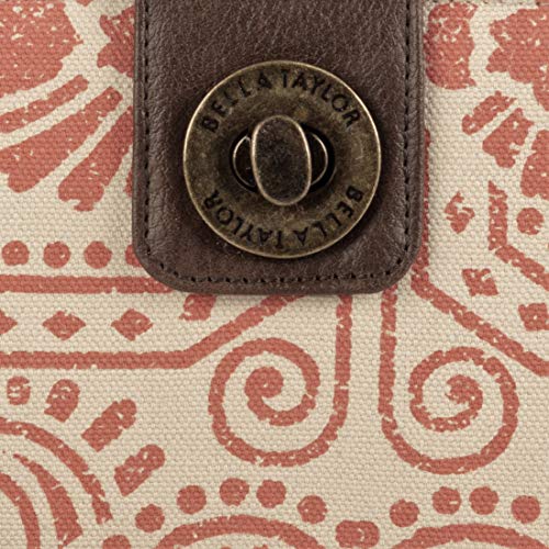 Bella Taylor | Wristlet Wallet for Women | Cash Envelope Wallet | Easy Budget System | Canvas | Amber