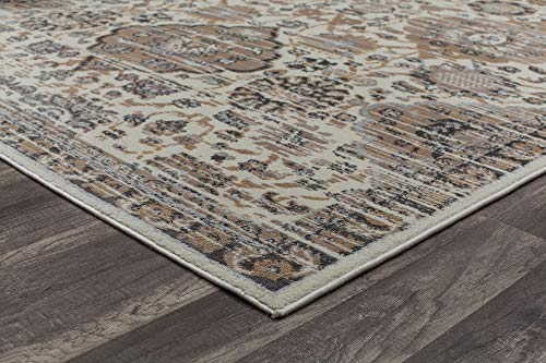 Rugs America Leopold LX50A Sugar Cookie Area Rug, 7'0" x 9'0"
