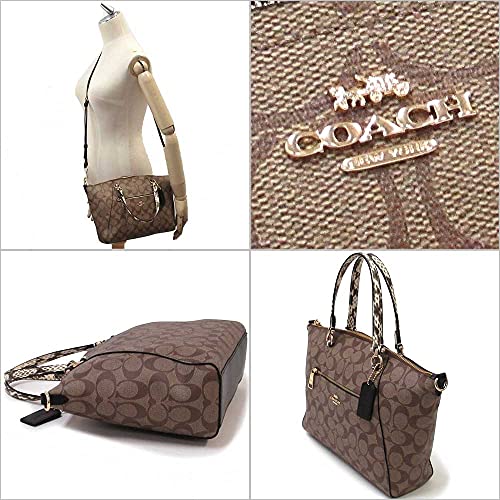 Coach Women's Prairie Satchel (Khaki Black Multi)