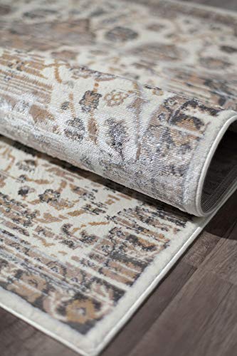 Rugs America Leopold LX50A Sugar Cookie Area Rug, 7'0" x 9'0"