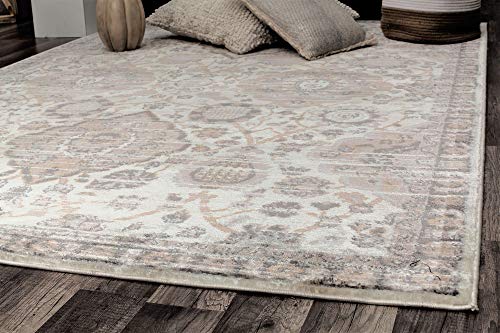 Rugs America Leopold LX50A Sugar Cookie Area Rug, 7'0" x 9'0"