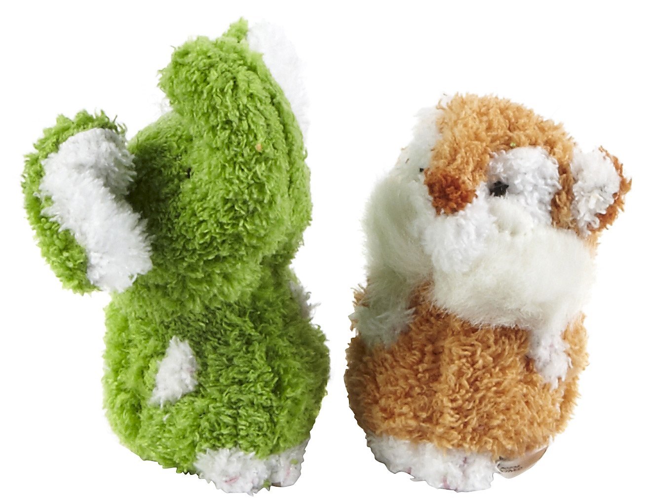 Booda Corporation (Aspen) DAP53485 2-Pack Terry Elephant/Chipmunk Pet Toy