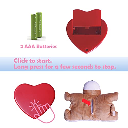 SMART ELEPHANT Heartbeat Dog Toy Sleep Buddy - Anxiety Relief Toy - Training Sleep Aid Behavior Plush Dog Toy, Pet Companion Pillow
