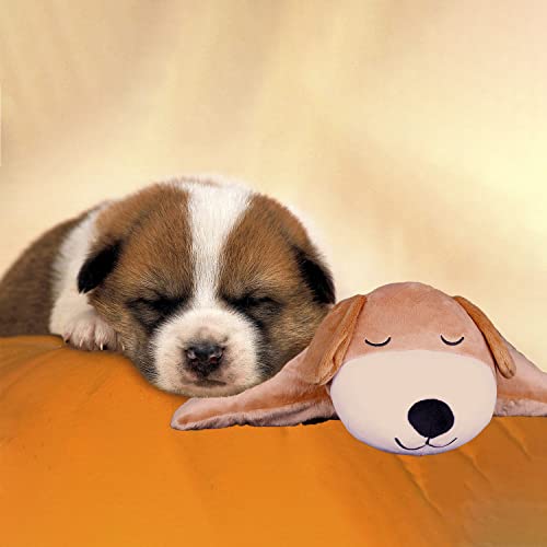 SMART ELEPHANT Heartbeat Dog Toy Sleep Buddy - Anxiety Relief Toy - Training Sleep Aid Behavior Plush Dog Toy, Pet Companion Pillow