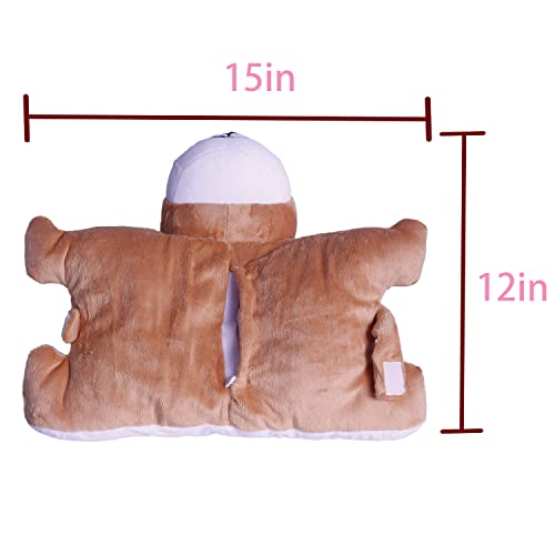SMART ELEPHANT Heartbeat Dog Toy Sleep Buddy - Anxiety Relief Toy - Training Sleep Aid Behavior Plush Dog Toy, Pet Companion Pillow