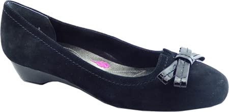 Ros Hommerson Tulane Women's Casual Shoe: Black/Suede 7.5 Medium (B) Slip-On