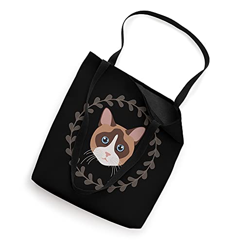 Snowshoe Siamese Cat Tote Bag