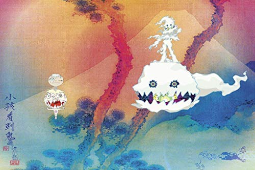 Sweetums Signatures Kids See Ghost Album Music Poster，12x18inch，30x46cm
