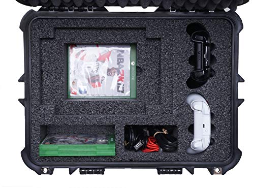 Case Club Carrying Case Fits Xbox Series X or S - Hard Shell Travel Case for Xbox Series X or S Console to Organize Controllers, Games & Accessories. Heavy Duty Waterproof Xbox Travel and Storage Case