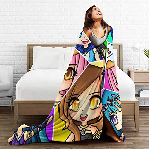 Its-Funneh All Protagonists Blankets Super Soft Warm Faux Fur Throw Blanket -Ultra-Soft Micro Fleece Blanket Twin, Warm, Lightweight, Pet-Friendly, Throw for Home Bed, Sofa & Dorm,50x40 Inch