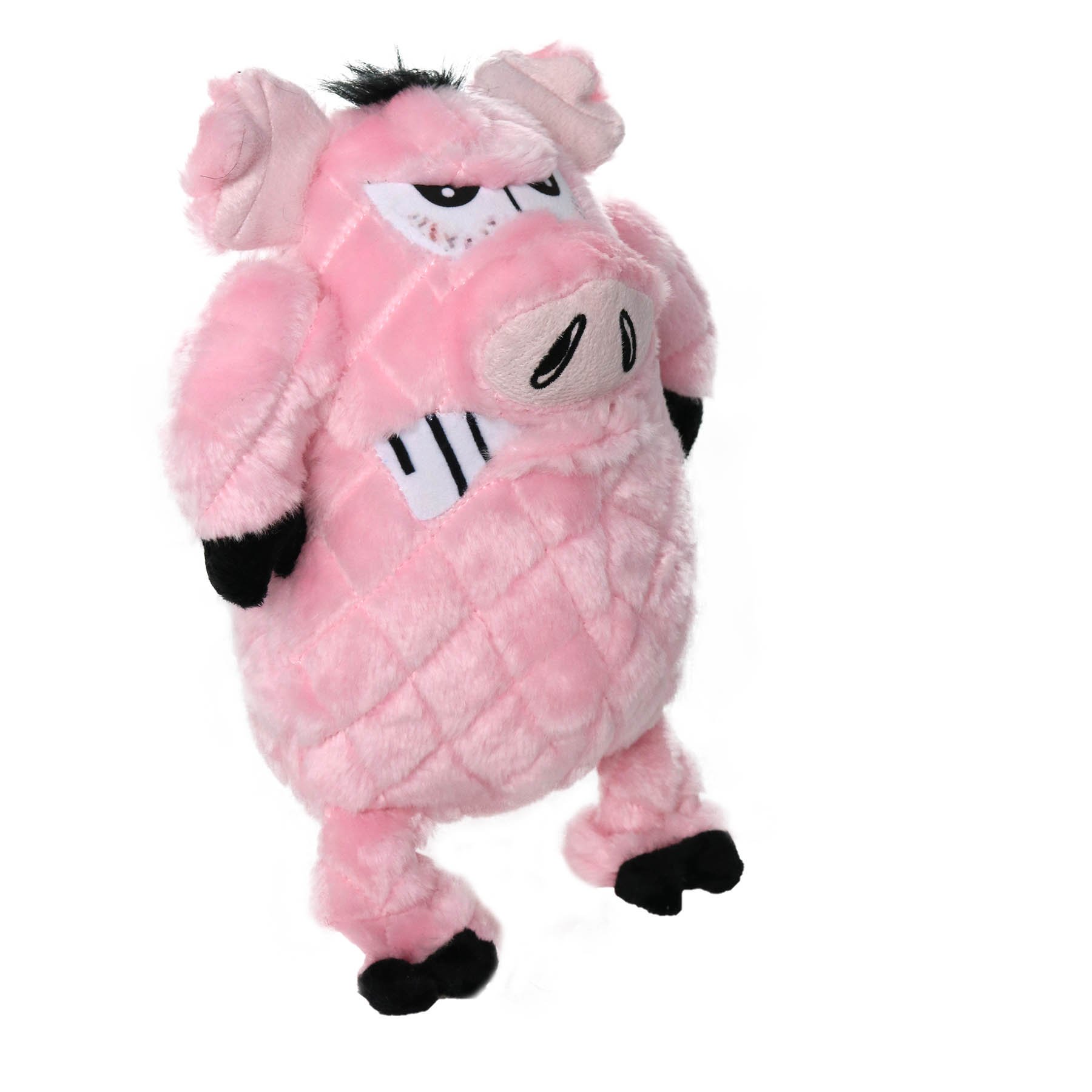 MIGHTY- Angry Animal Pig - Squeaker-Multiple Layers. Made Durable, Strong & Tough. Interactive Play Dog Toy (Tug, Toss & Fetch). Machine Washable & It Floats. (Regular)