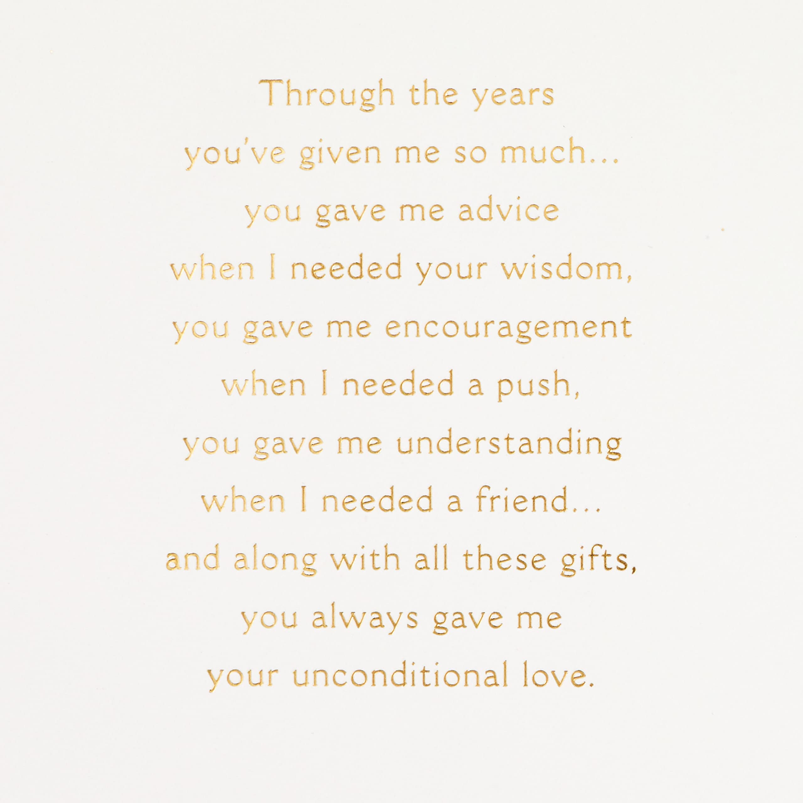 Hallmark Birthday Card for Mom (Given Me So Much)
