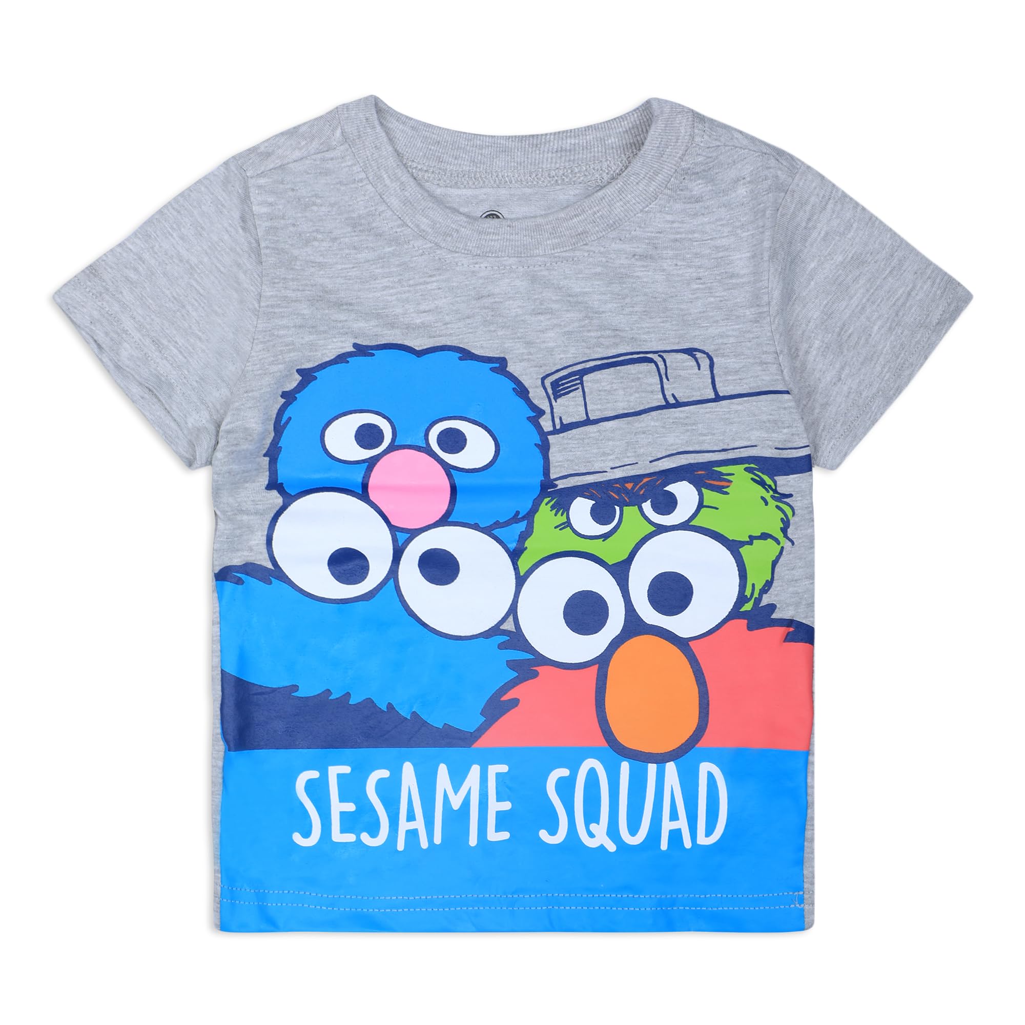 Sesame Street Elmo and Friends Boys 3 Pack T-Shirts for Infant and Toddlers Red