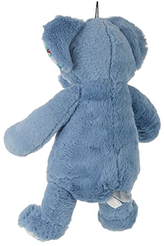 Petlou Dog Plush Toys,Crinkle Toy, Interactive Stuffed Squeaky Toys Chew for Medium Small Large Dogs,Cute (15" Promo Elephant-Blue)