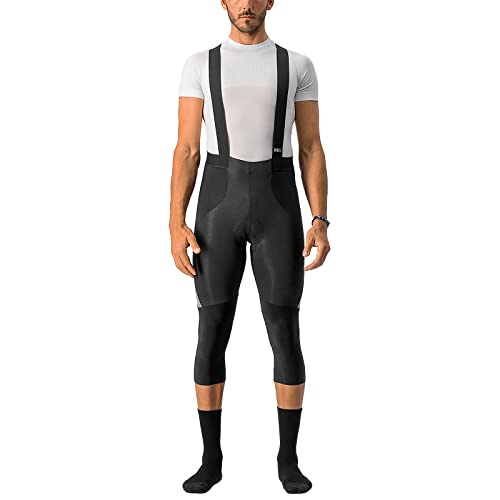 CASTELLI Men's Sorpasso ROS Bibknicker for Road and Gravel Biking I Cycling - Black Reflex - XX-Large
