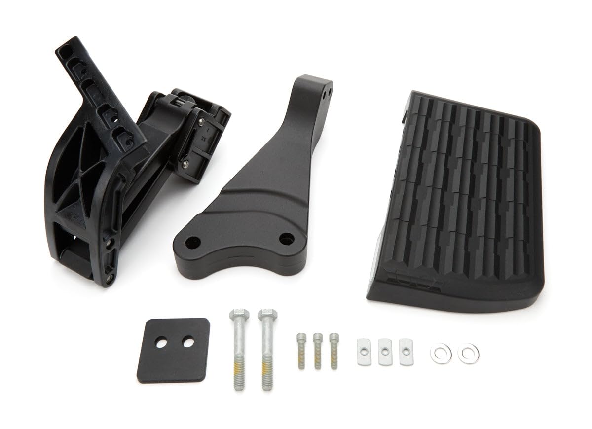 AMP Research 75302-01A BedStep Retractable Bumper Step for 2006-2014 Ford F-150 & Raptor (Excludes Flareside),Black,Large