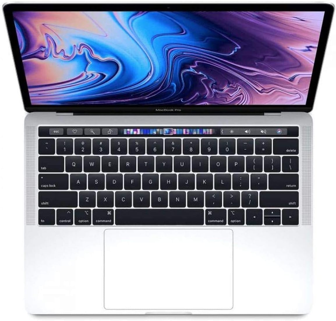 Apple MacBook Pro with Touch Bar 13-inch Retina, 2.3GHz Quad-Core Intel Core i5, 8GB RAM, 256GB SSD - Silver (Previous Model) (Renewed)