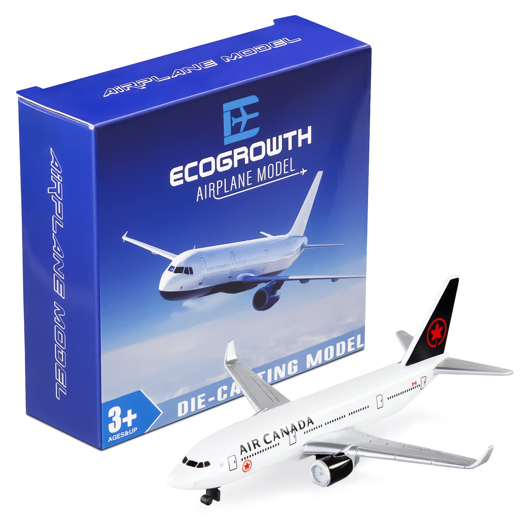 EcoGrowth Model Planes Canada Airplane Model Airplane Toy Plane Aircraft Model for Collection & Gifts