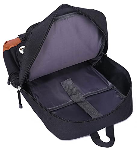 WANHONGYUE Anime The Seven Deadly Sins Luminous Backpack School Bag Student Bookbag Laptop Rucksack Daypack Black