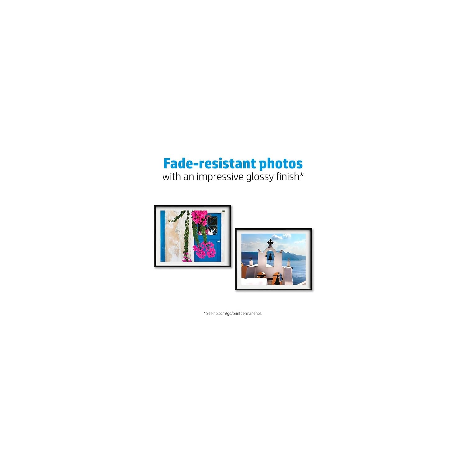 HP Advanced Photo Paper, Glossy, 65 lb, 8 x 10 in., 203 x 254 mm, 25 sheets