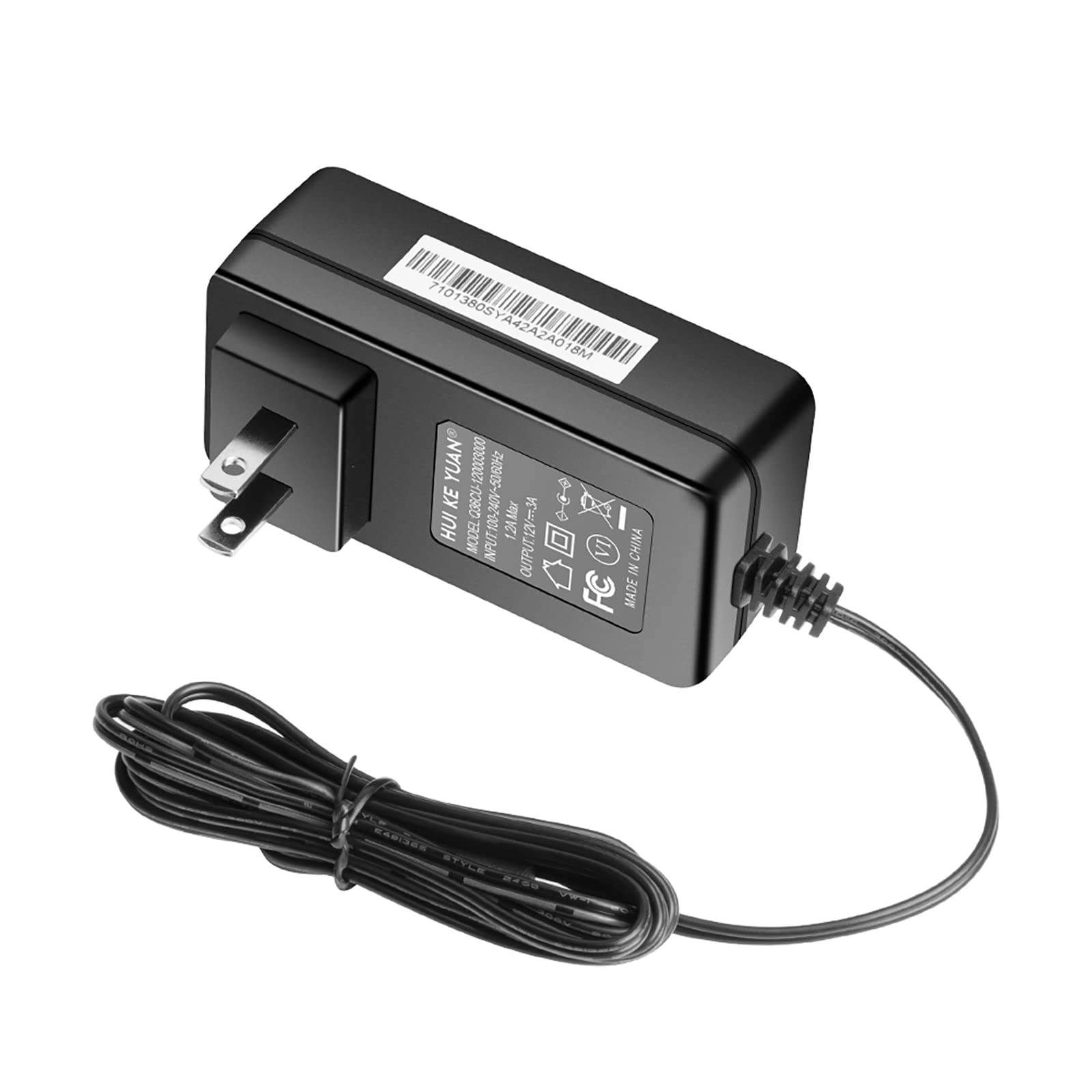 HKY AC Adapter Power Cord Compatible with 12V mamaRoo 4 Infant Seat, 2015 mamaRoo Infant Seat, rockaRoo Baby Swing, OH-1048B1203000U / OH-1048B1203000-U Replacement Charger