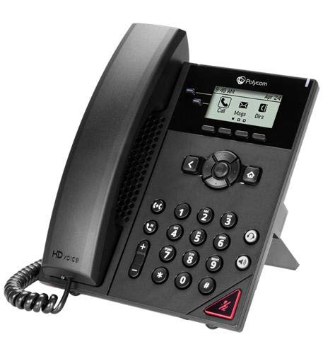 Polycom VVX 150 2-line Business IP Phone with Power Supply (PY-2200-48810-001)