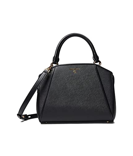Michael Kors Cleo Medium Satchel Black One Size