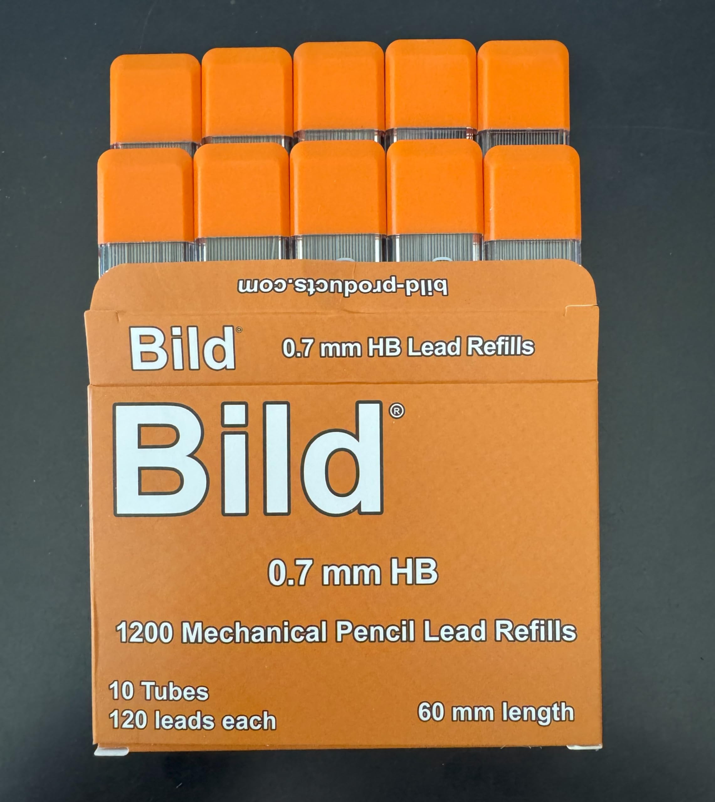Bild Premium 1200 leads of 0.7 mm Mechanical Pencil Lead Refills (HB Mega, 0.7 mm)