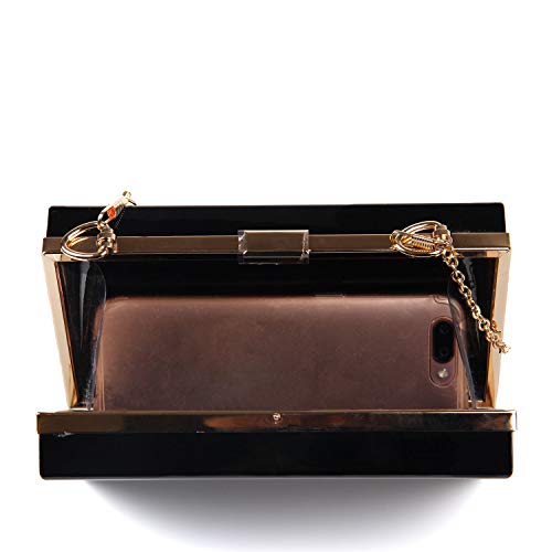 SUKUTU Clutch Purses for Women Clear Purses Women's Evening Handbags Clear Acrylic Bag Crossbody Shoulder Handbag