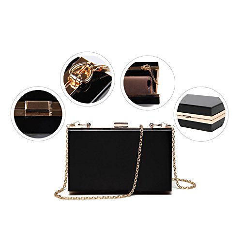 SUKUTU Clutch Purses for Women Clear Purses Women's Evening Handbags Clear Acrylic Bag Crossbody Shoulder Handbag