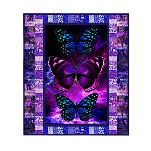 Ultra Soft Butterfly Theme Blanket for Kids and Adults Microfiber Plush Sherpa Blanket for Bed and Couch Warm Fuzzy Throw Blanket Cozy Throws Blankets (Butterfly01, 130cm x 150cm(51'' x 59''))
