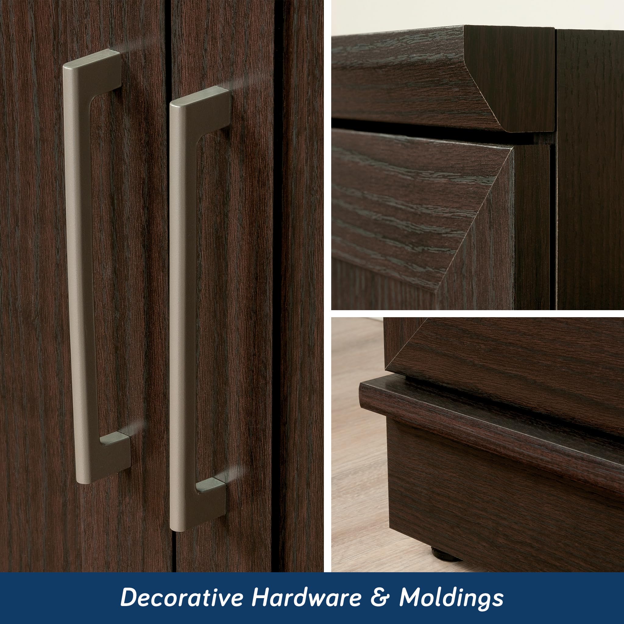 Sauder HomePlus Storage Cabinet, Dakota Oak finish