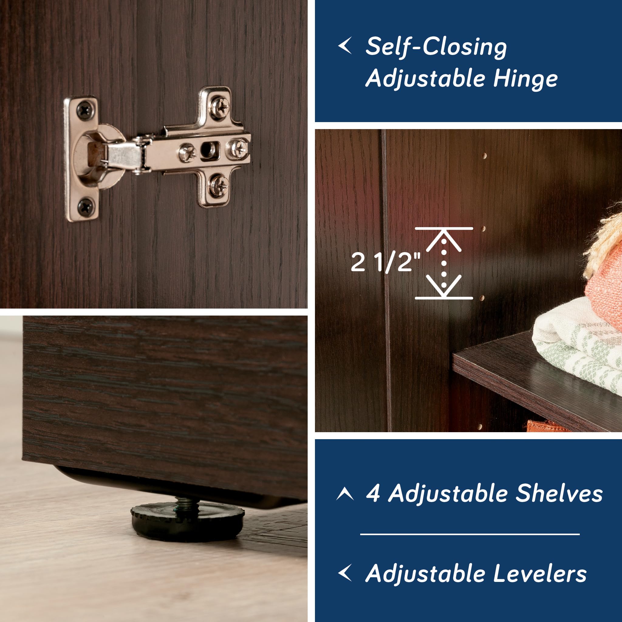 Sauder HomePlus Storage Cabinet, Dakota Oak finish