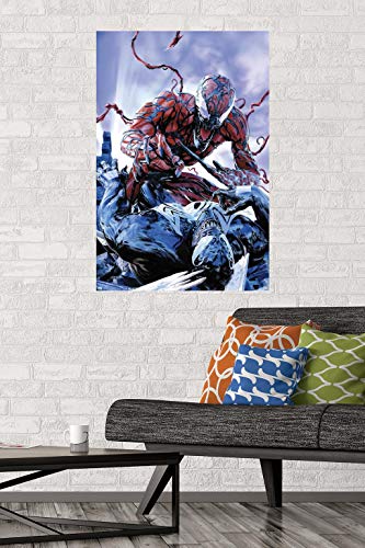 Trends International Marvel Comics - Carnage - Battle with Venom Wall Poster, 22.375" x 34", Unframed Version