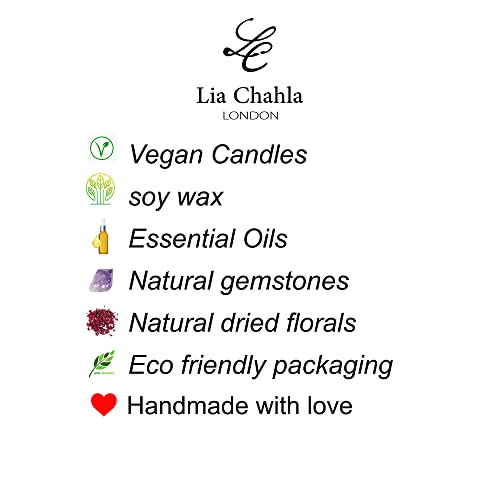 Luxury Candle, Lavender Scented Candle with Amethyst Crystals Inside, Soy Candle, Candles Gifts for mom (Shine/Lavender - Amethyst, 10 Oz)