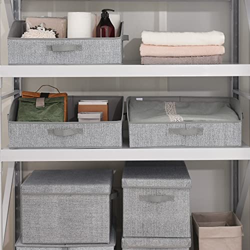 GRANNY SAYS Bundle of 3-Pack Trapezoid Closet Storage Bins & 3-Pack Trapezoid Storage Bins