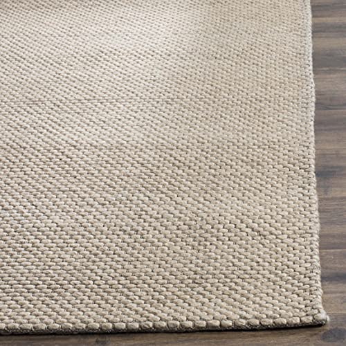 SAFAVIEH Natura Collection 9' x 12' Beige NAT801B Handmade Premium Wool Living Room Dining Bedroom Area Rug