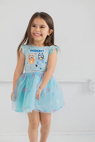 Bluey Bingo Toddler Girls Dress 4T Blue