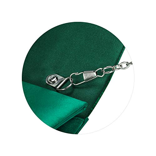 Mulian LilY M366 Women Pleated Satin Rhinestone Brooch Evening Bags Prom Clutch Purse With Detachable Chain Strap Green