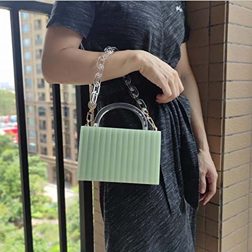 Acrylic Clutch Cute Purses for Women,2 Chains Optional,Women's Evening Handbags for Party Prom Weddings