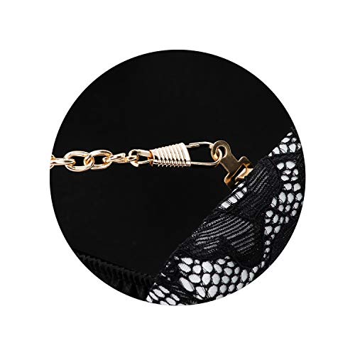 Mulian LilY M308 Women's Elegant Floral Lace Clutch Formal Evening Prom Handbag Purse Silver
