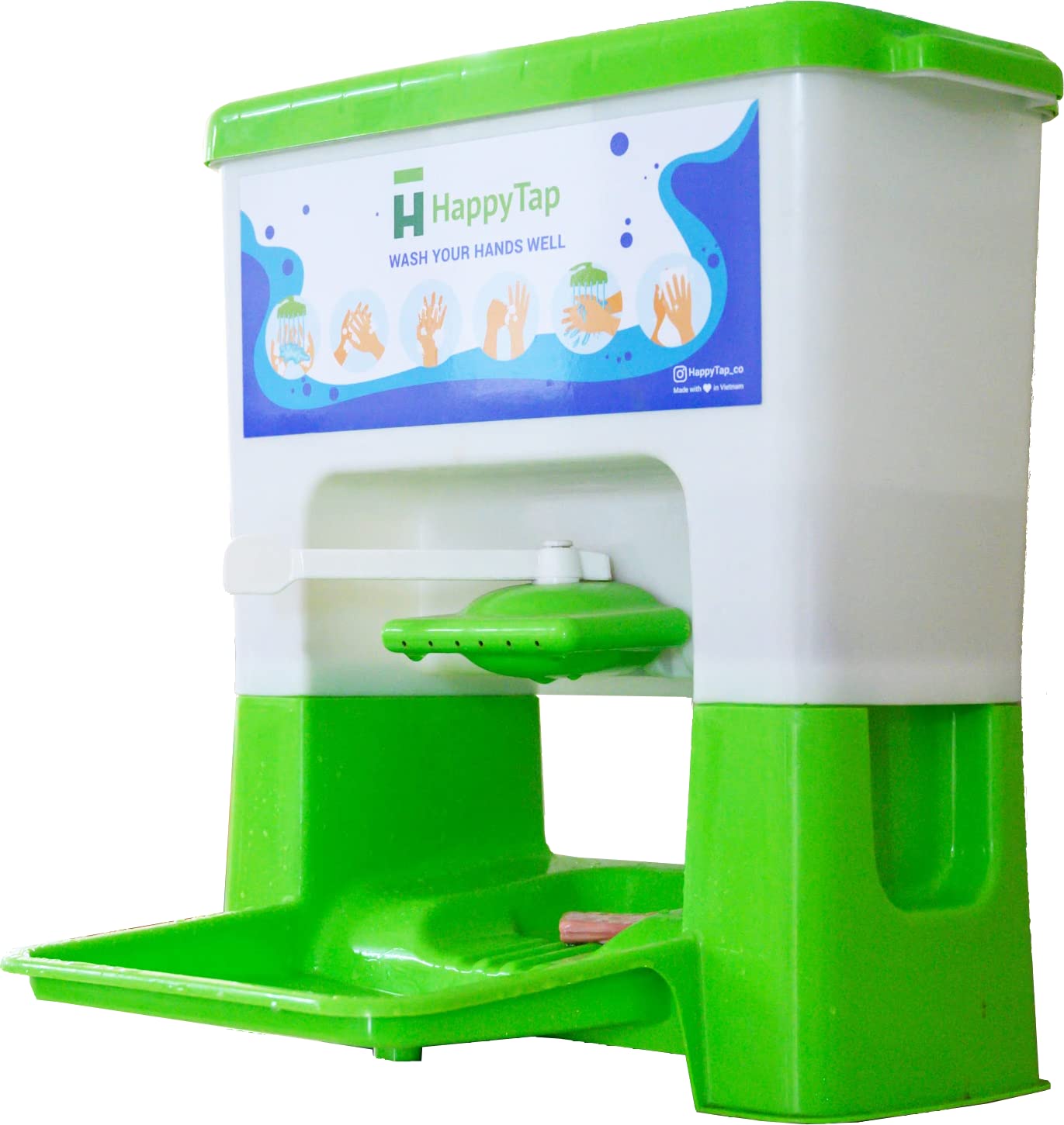 HappyTap Portable Sink - Hand Washing for Schools & Daycares (1, Extended tap handle)