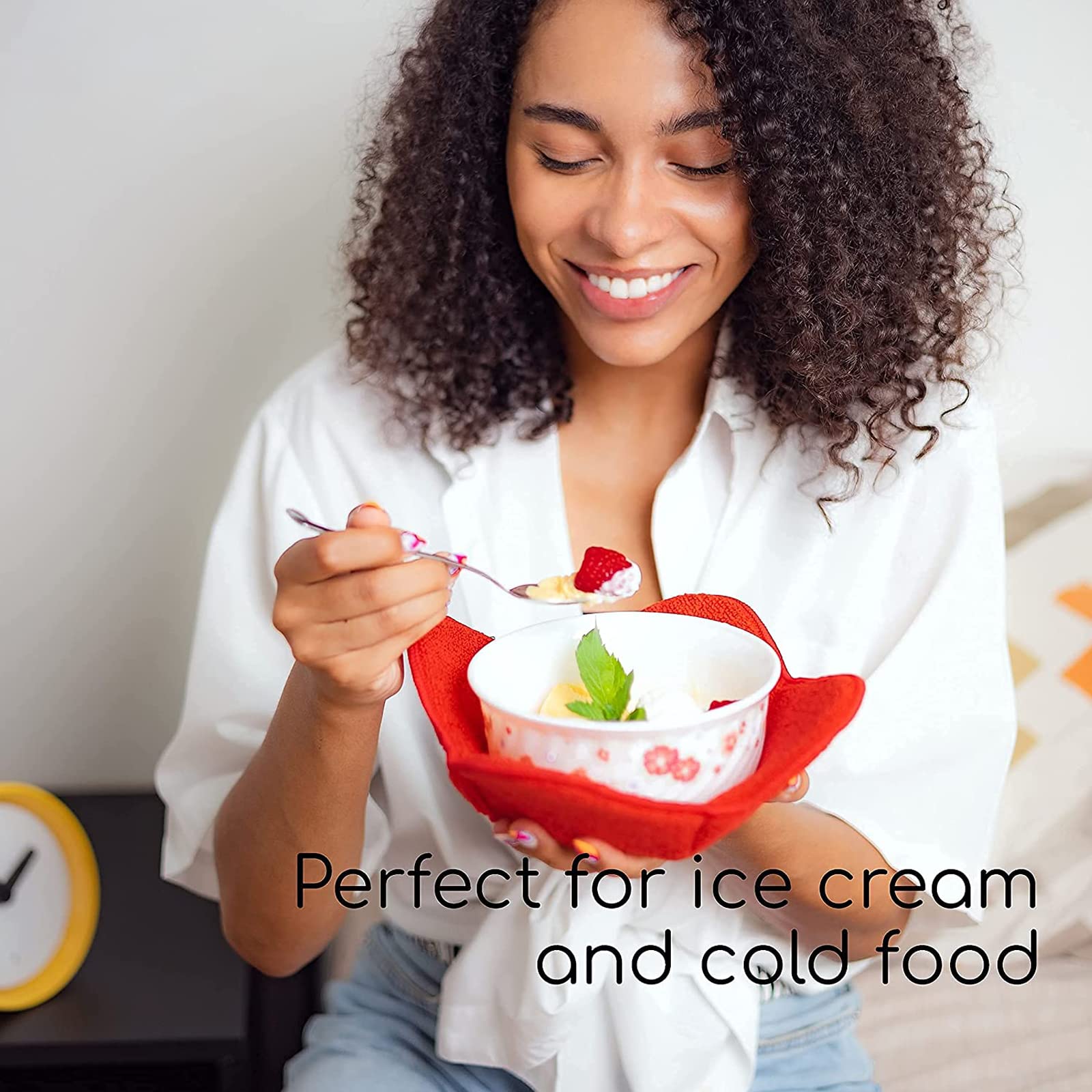 Bowl Cozy Template, Quilting Hot Bowl Rack Insulated Microfiber and Sponge Heat Resistant Acrylic Bowl Cozy Pattern Template for Hot and Cold Food Bowl Rack DIY Kitchen Art Craft