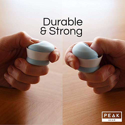 Peak Gear Travel Containers, Silicone Cream Jars Leak-Proof. TSA Approved Small Travel Containers (3 Jars Pack)