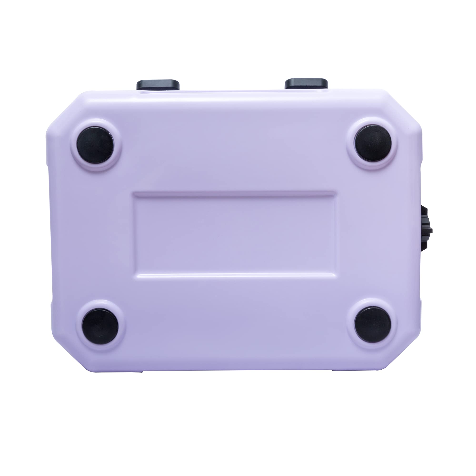 CAMP-ZERO 12L-12.6 Quart Portable Hard Cooler Ice Chest, Perfect for Drinks, Lunch, Beach, Picnics, Boating, Camping and Travel with 2 Molded-in Cup Holders and Folding Aluminum Handle