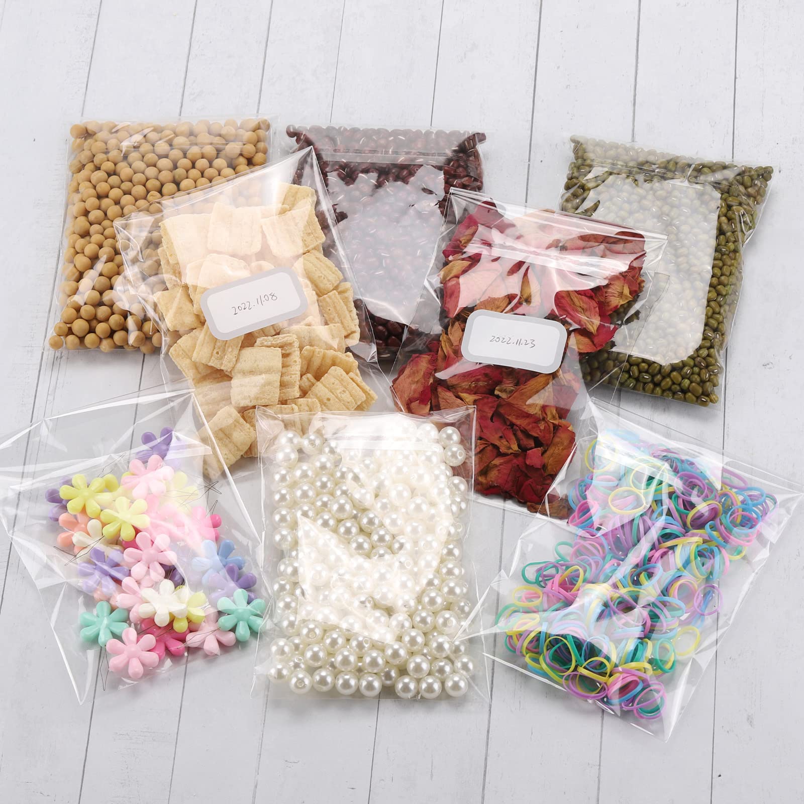 400 Piece Clear Self Sealing Cellophane Bags 4x6 Inches Cookie Treat Bags for Packaging Cookies,Gifts,Favors,Candy