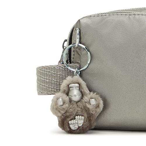 Kipling Garri Pouch Glitter Pop Silver