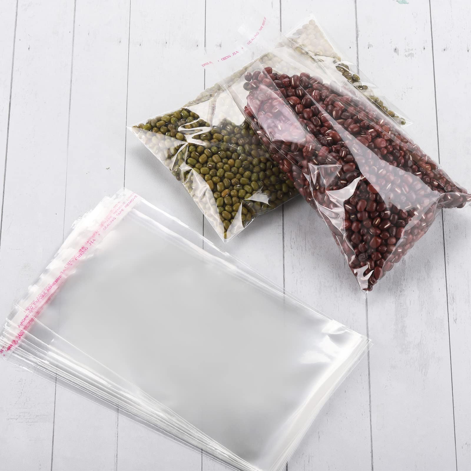 400 Piece Clear Self Sealing Cellophane Bags 4x6 Inches Cookie Treat Bags for Packaging Cookies,Gifts,Favors,Candy